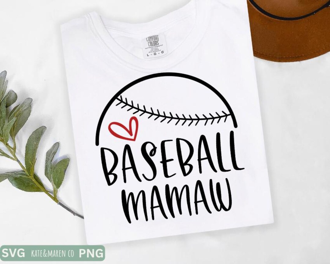 Baseball Mamaw Svg, Baseball Grandma Png, Cricut Cut File and ...