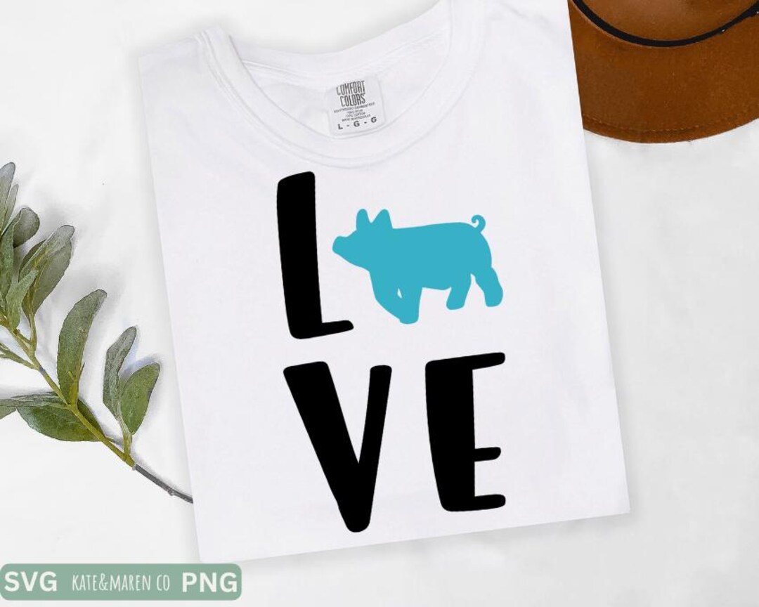 Show Pig SVG PNG: 4H and FFA Pig Design (digital Download) - Etsy