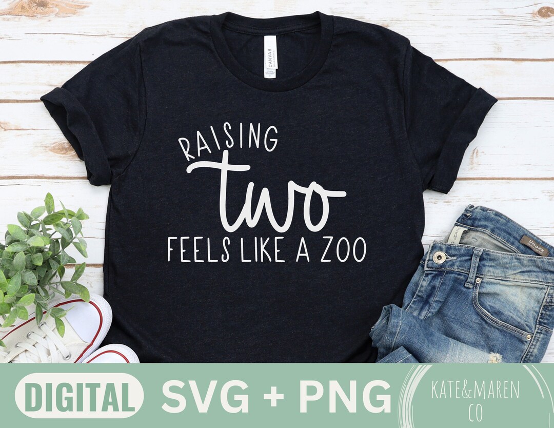 Mom of Two Svg Funny Mom Png Cricut Cut File and Sublimation - Etsy