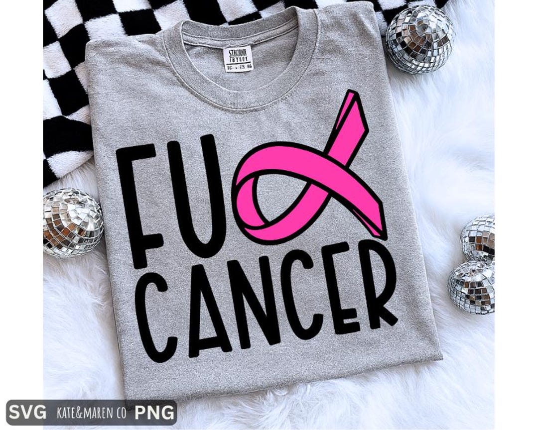 Fu Cancer Ribbon SVG PNG: Awareness Ribbon Design (digital Download) - Etsy