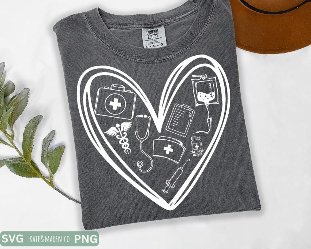 Medical Svg, Healthcare Nurse Png, Nurse Cricut Cut File and ...