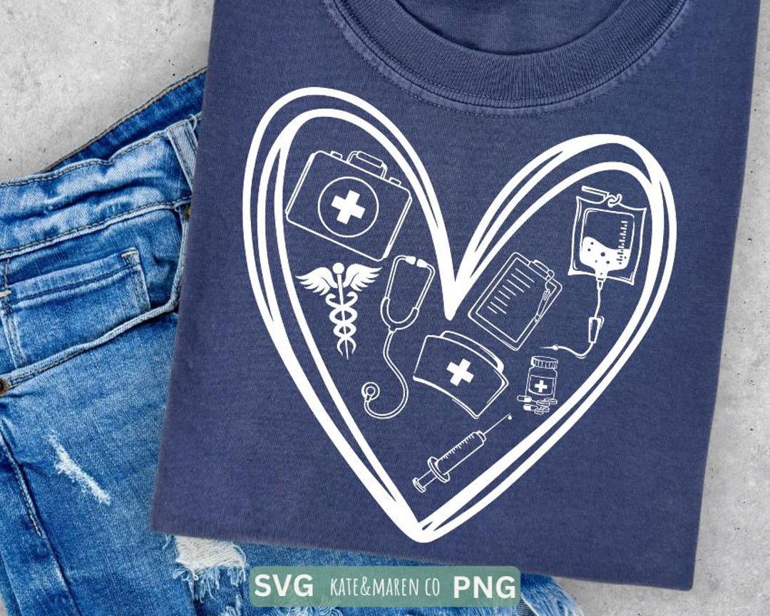 Medical Svg, Healthcare Nurse Png, Nurse Cricut Cut File and ...