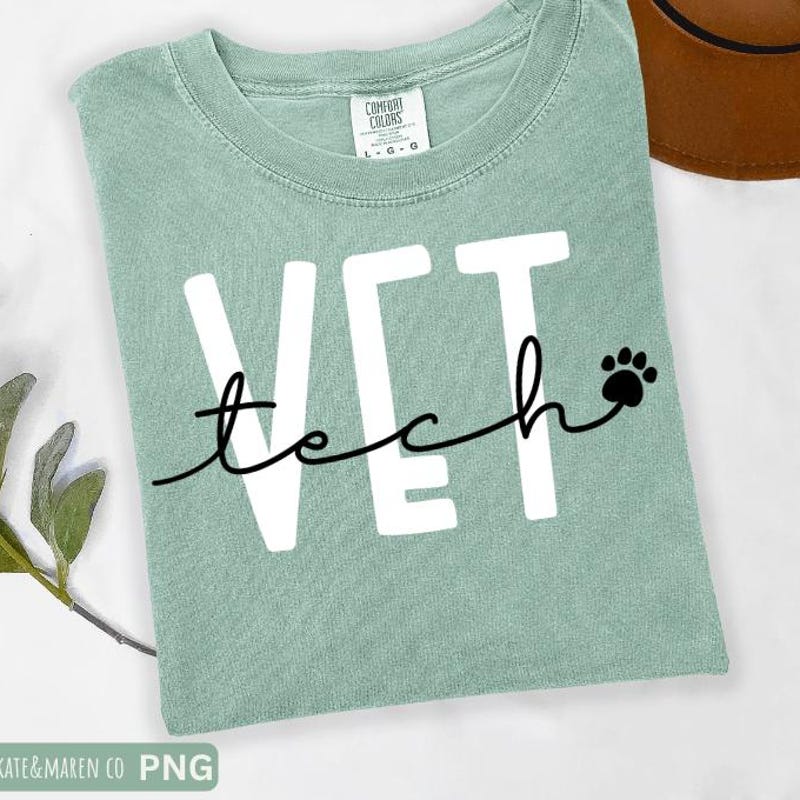 Vet Tech Svg - Etsy