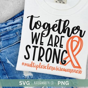 Multiple Sclerosis Svg, MS Awareness Svg, Multiple Sclerosis Orange ...