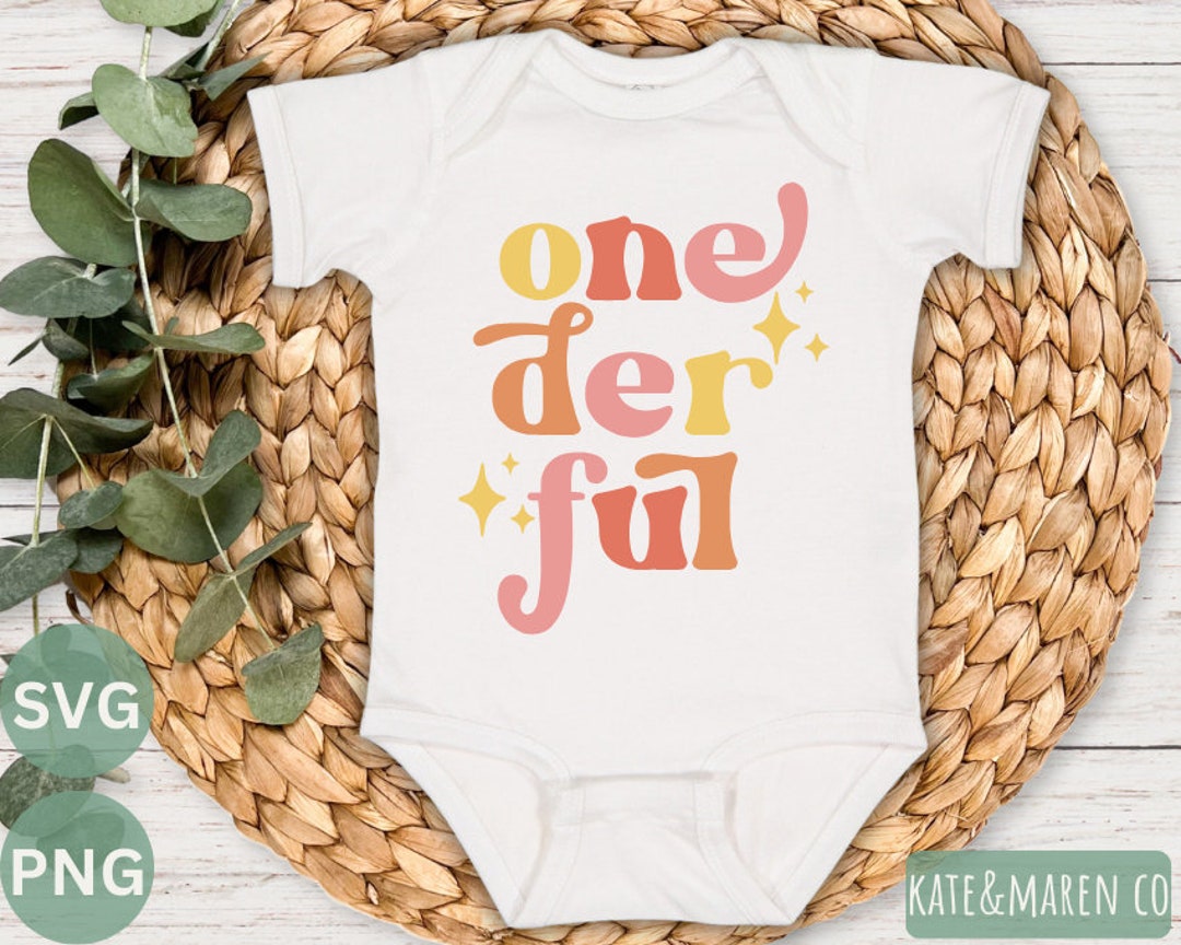 Onederful Svg, First Birthday Svg, Baby Cricut Cut File and Sublimation ...
