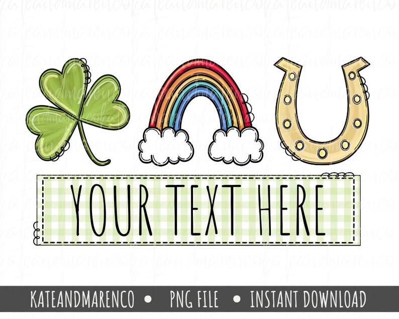 Customizable St. Patrick Name Tag PNG: Saint Patrick's Day Kids Design ...