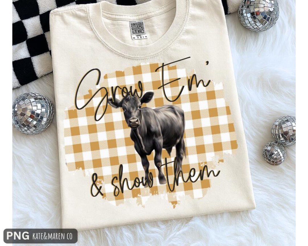 Cow and Steer PNG: Show Animal FFA and 4H Design (digital Download) - Etsy