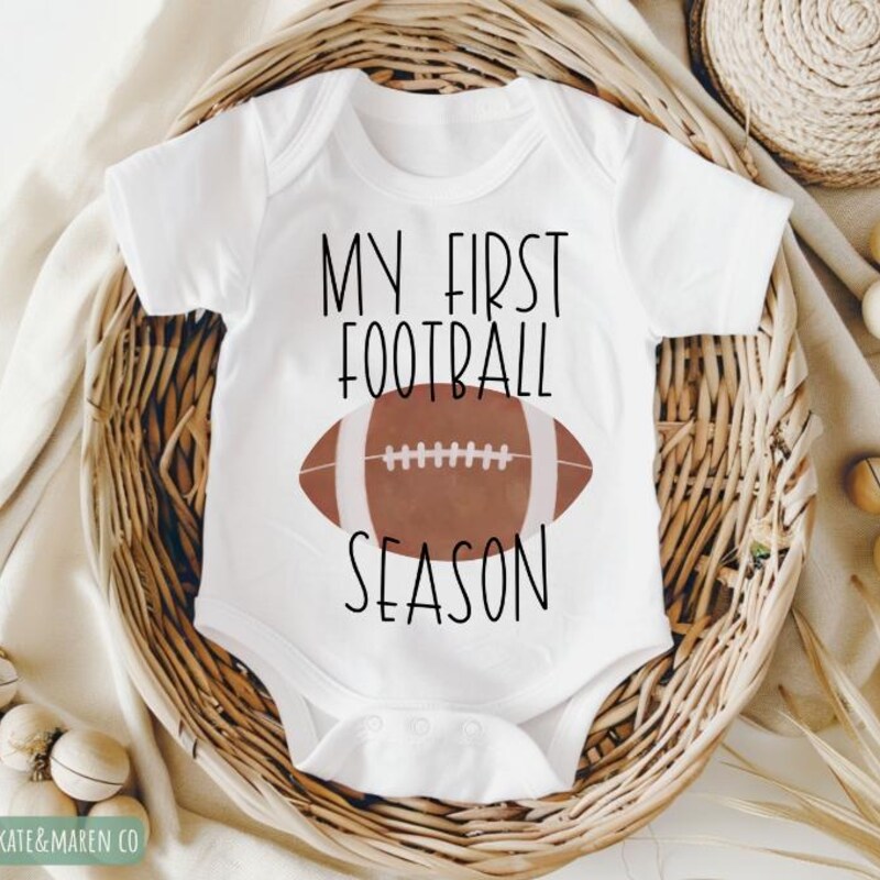 My First Football Season Svg - Etsy