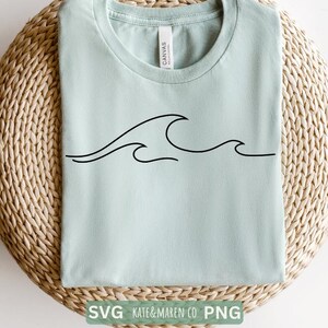Wave Svg, Ocean Waves Png, Cricut Cut File and Sublimation - Etsy