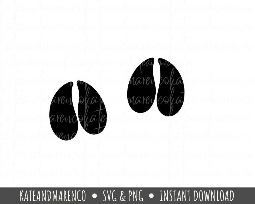 Sabot de vache impression SVG PNG : conception d'animaux de ferme ...