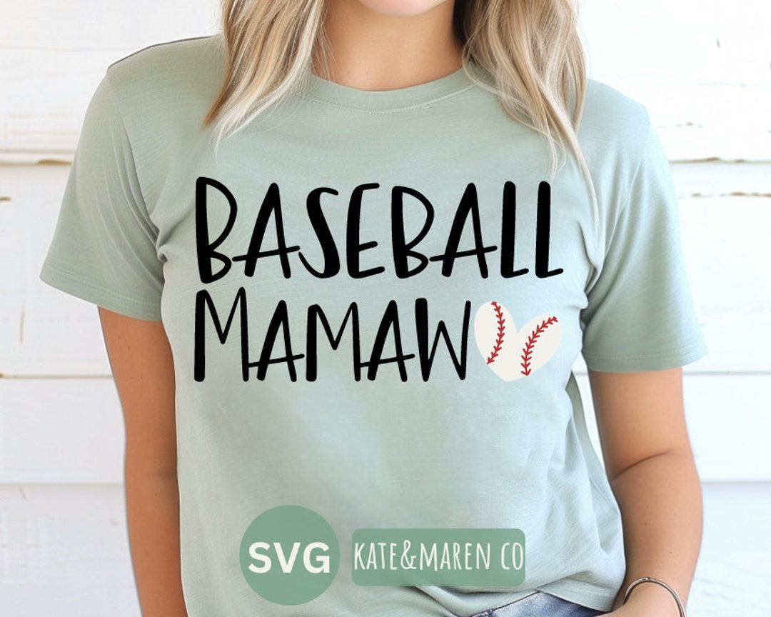 Baseball Mamaw Svg, Thats My Grandson Svg, Cricut Cut File and ...