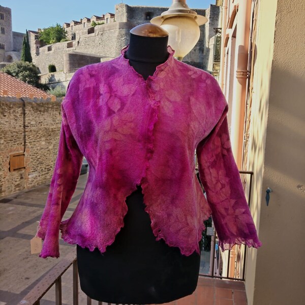Nuno Felted Jacket - Etsy