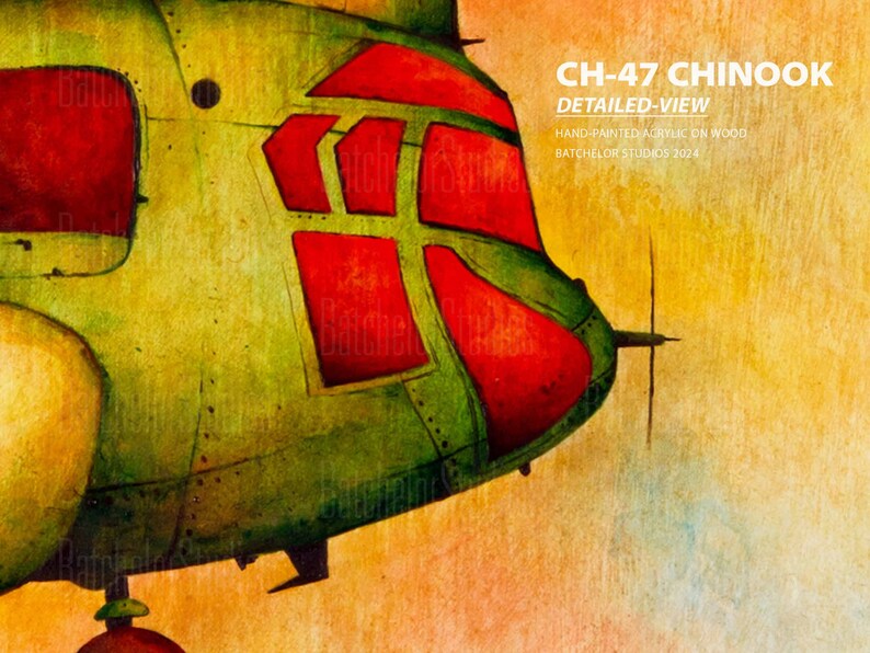 CH-47 Chinook Helicopter Wall Art, Boys Room Wall Decor, Nursery Wall ...
