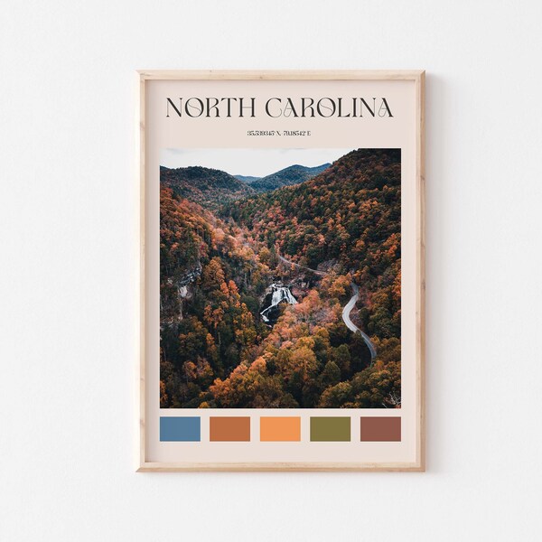 North Carolina Print - Etsy