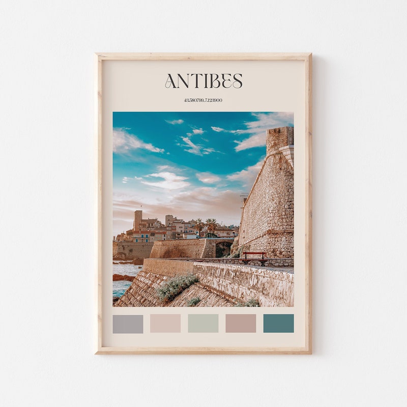 Antibes poster - Etsy France