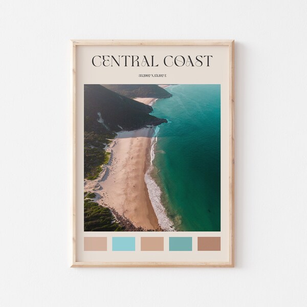 Central Coast Poster - Etsy