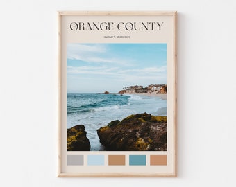 Orange County Travel Poster - Etsy
