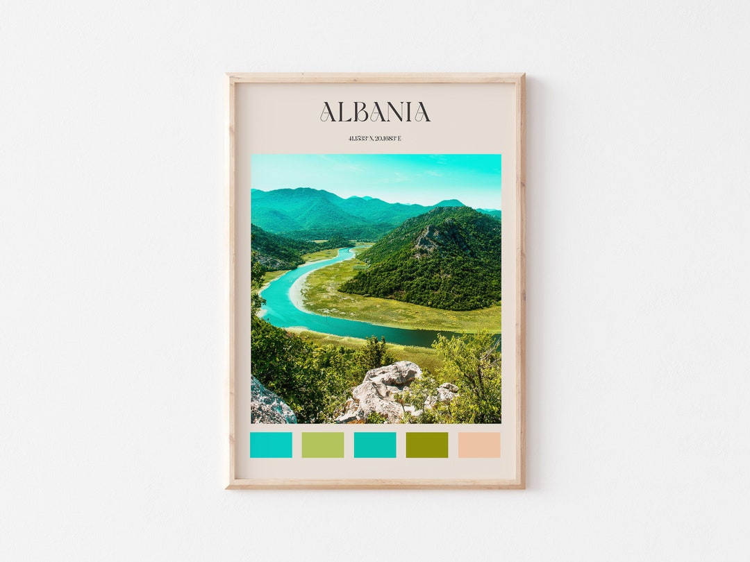 Albania Print, Albania Wall Art, Albania Poster, Albania Photo, Albania ...
