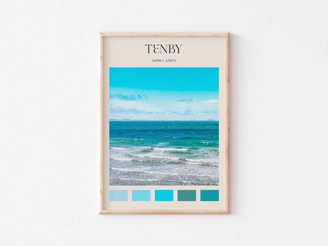 Tenby Print, Tenby Wall Art, Tenby Poster, Tenby Photo, Tenby Poster ...