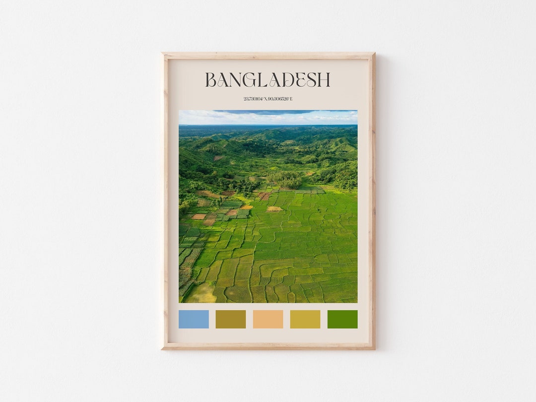Bangladesh Print, Bangladesh Wall Art, Bangladesh Poster, Bangladesh ...