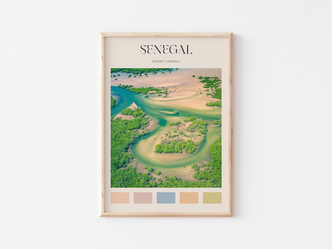 Senegal Print, Senegal Wall Art, Senegal Poster, Senegal Photo, Senegal ...