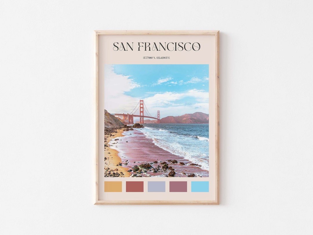 San Francisco Print, San Francisco Wall Art, San Francisco Poster, San ...