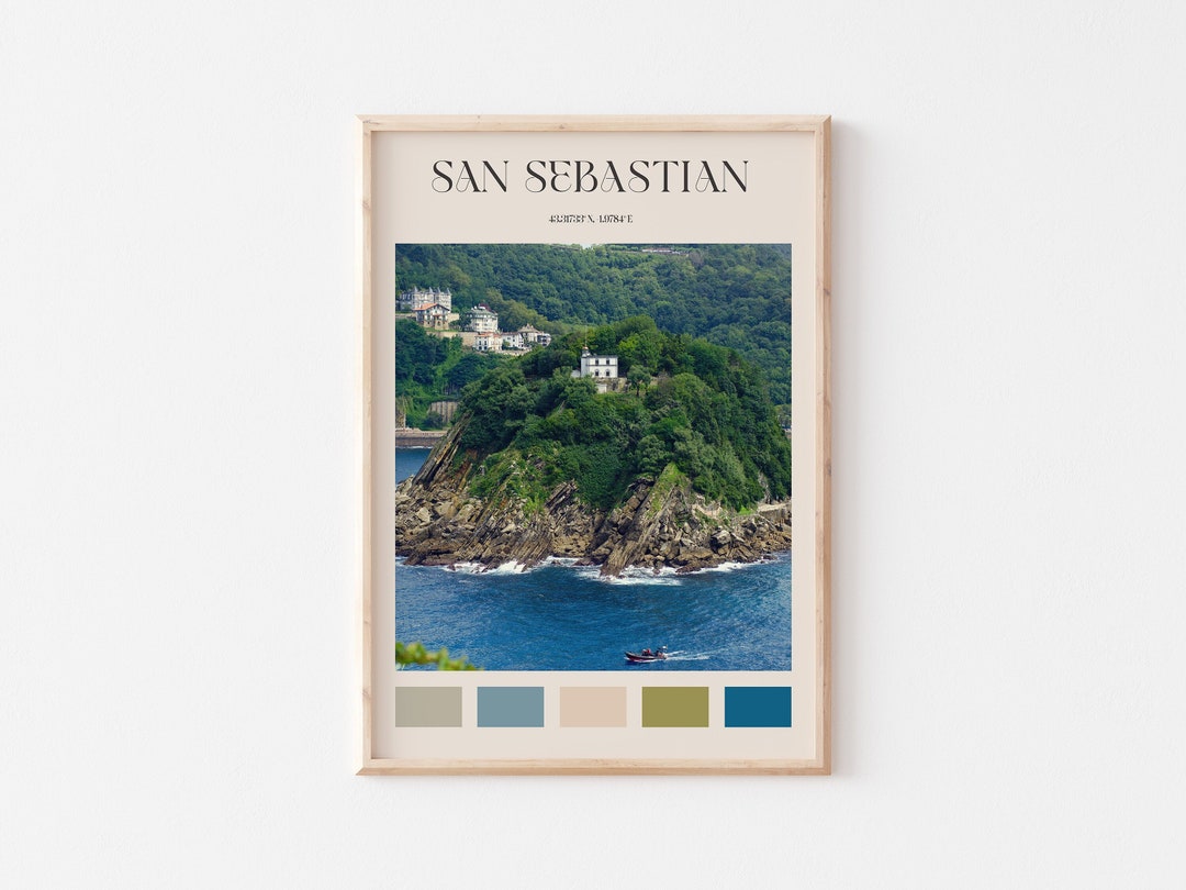 San Sebastian Print, San Sebastian Wall Art, San Sebastian Poster, San ...