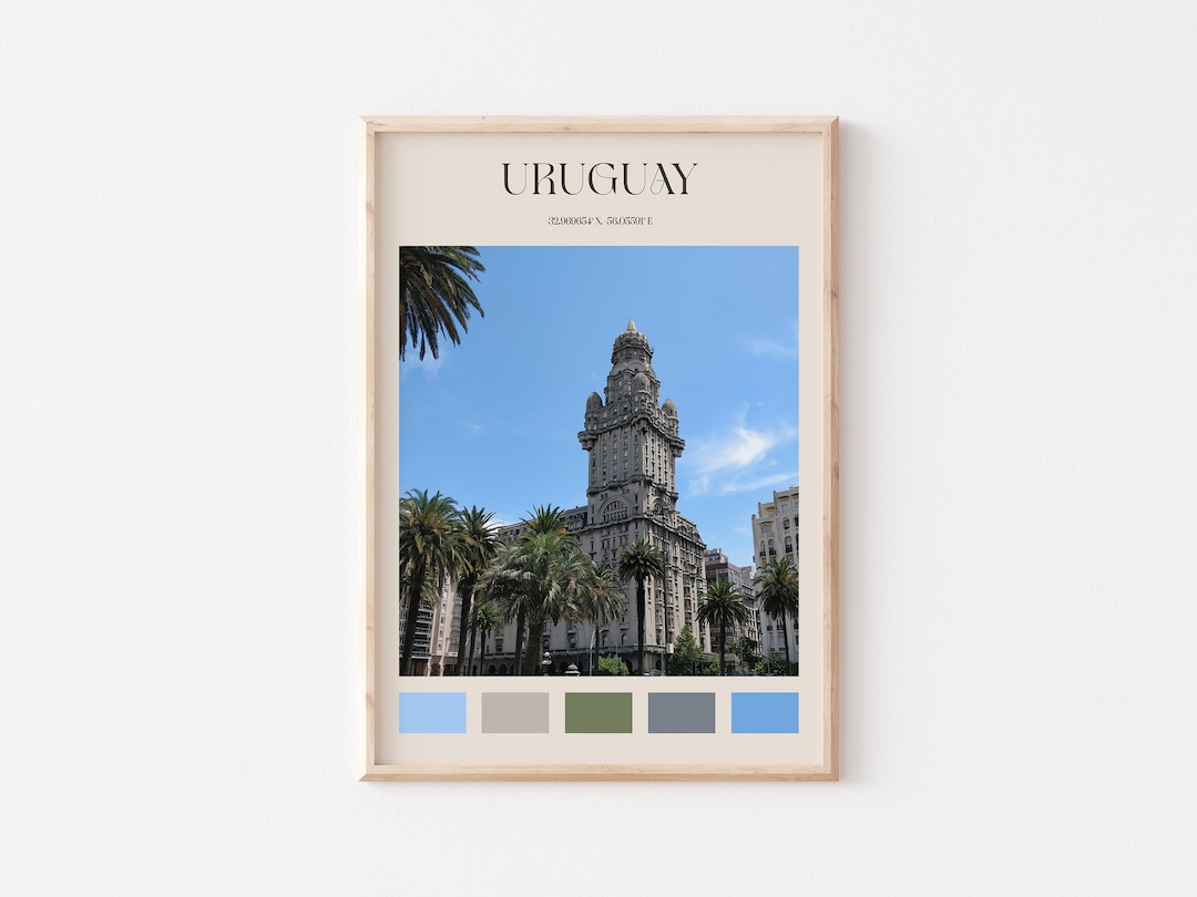 Uruguay Print, Uruguay Wall Art, Uruguay Poster, Uruguay Photo, Uruguay ...