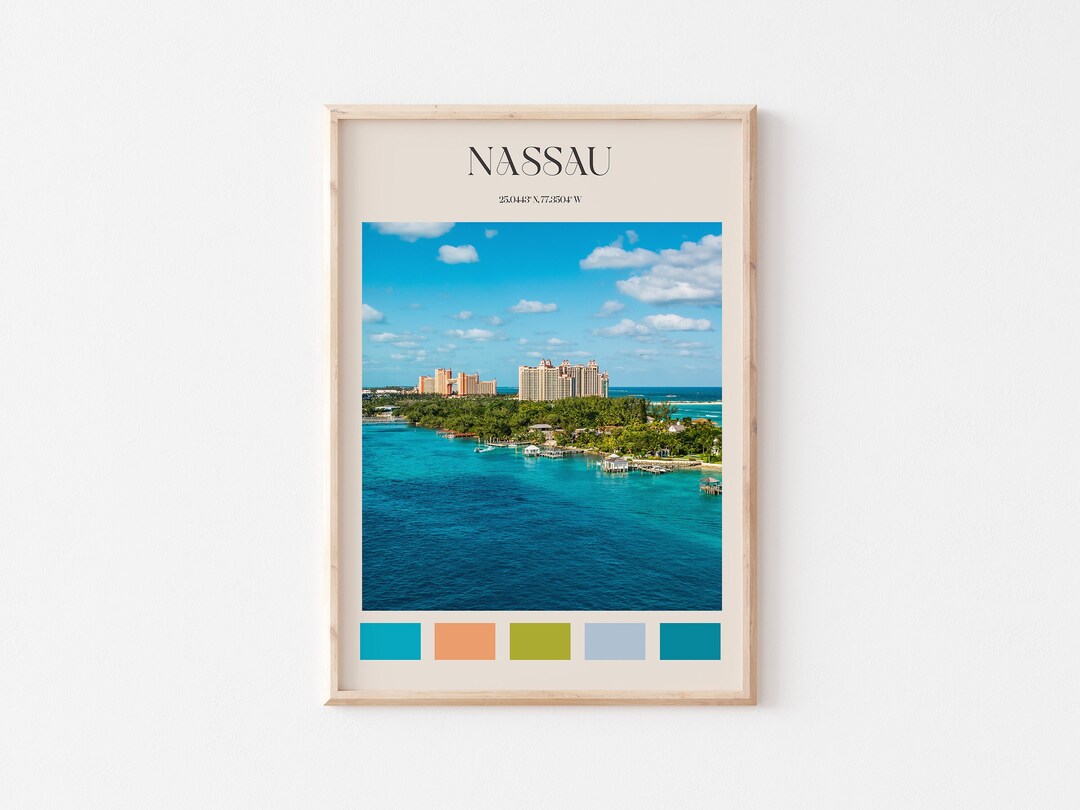 Nassau Print, Nassau Wall Art, Nassau Poster, Nassau Photo, Nassau Wall ...