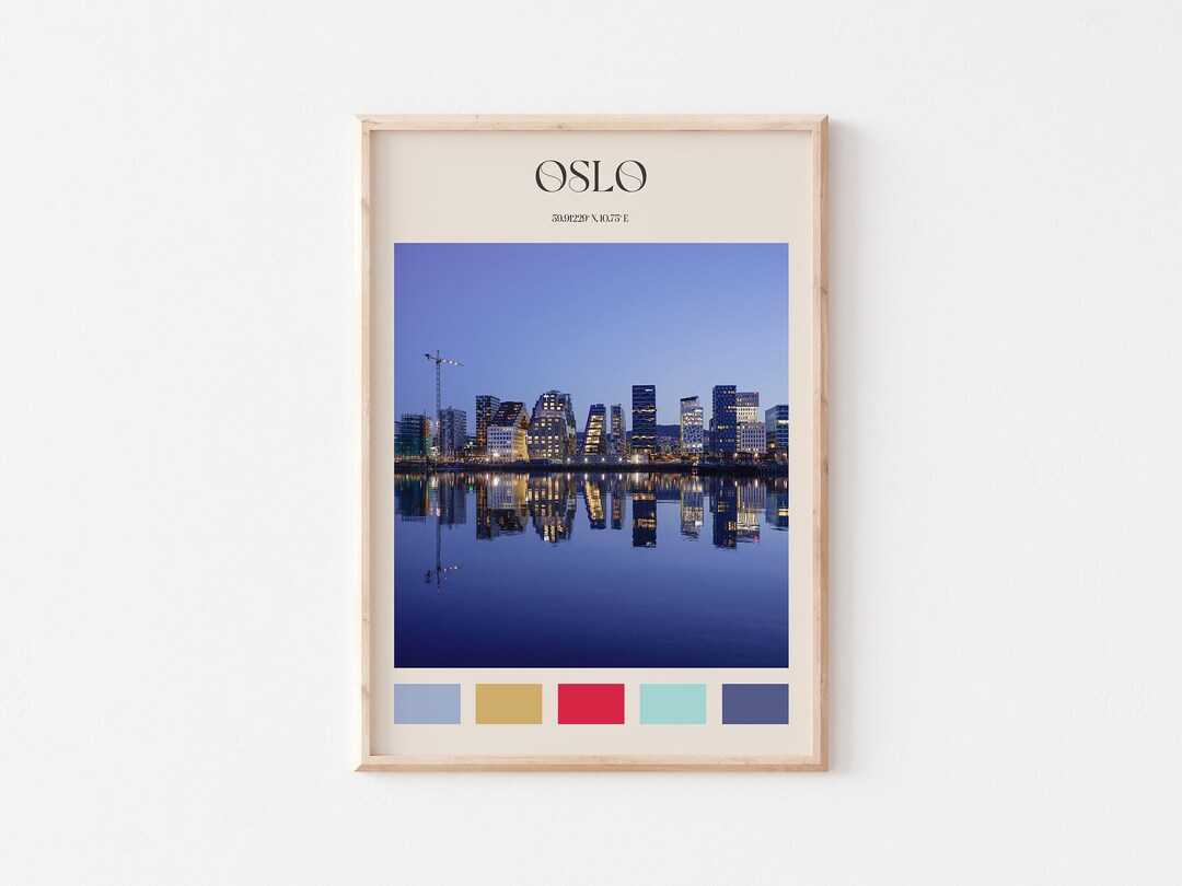 Oslo Print, Oslo Wall Art, Oslo Poster, Oslo Photo, Oslo Poster Print ...