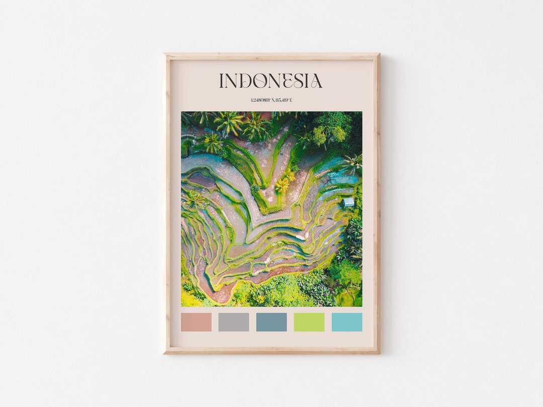Indonesia Print, Indonesia Wall Art, Indonesia Poster, Indonesia Photo ...