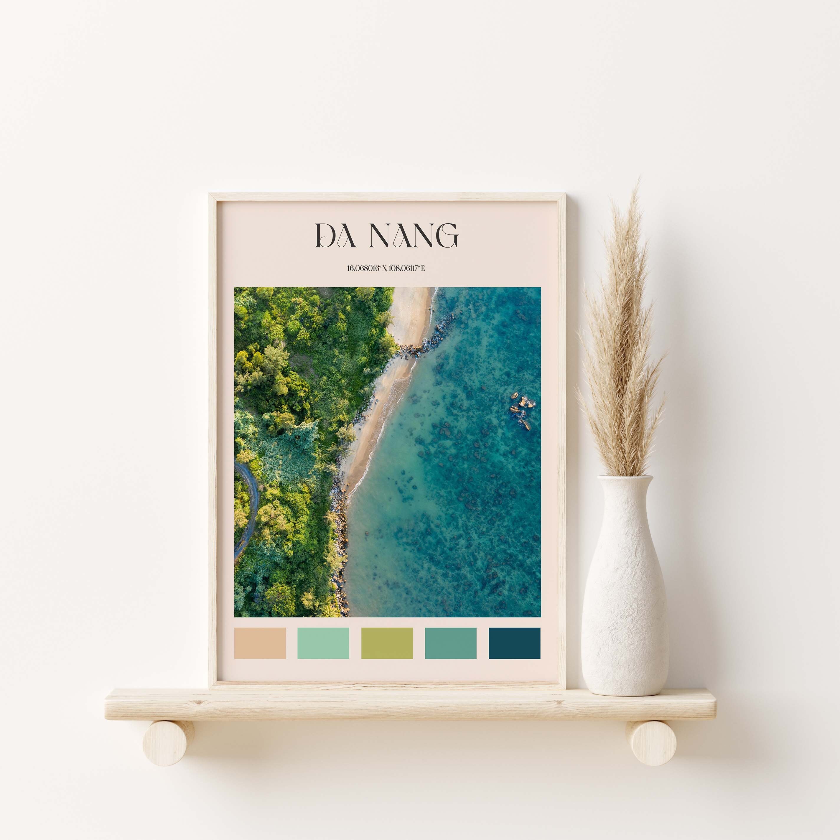 Da Nang Print, Da Nang Wall Art, Da Nang Poster, Da Nang Photo, Da Nang ...