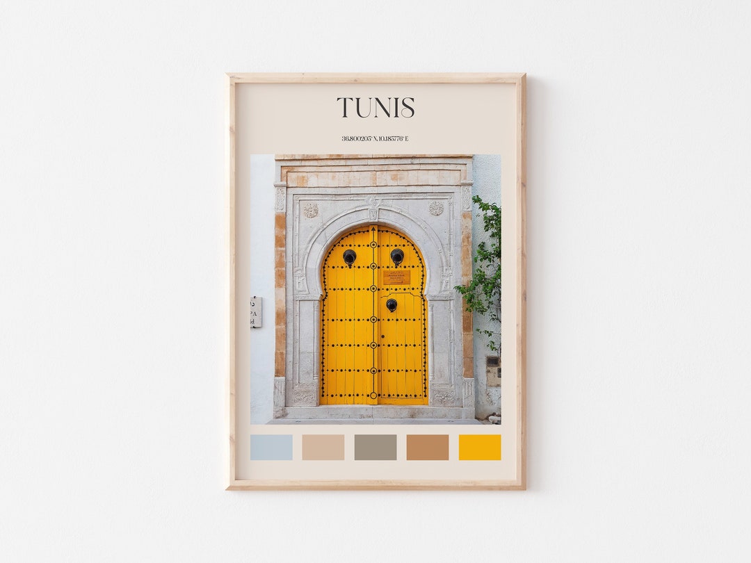 Tunis Print, Tunis Wall Art, Tunis Poster, Tunis Photo, Tunis Poster ...