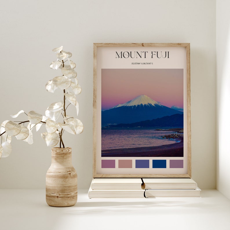 Mount Fuji Print Mount Fuji Wall Art Mount Fuji Poster - Etsy