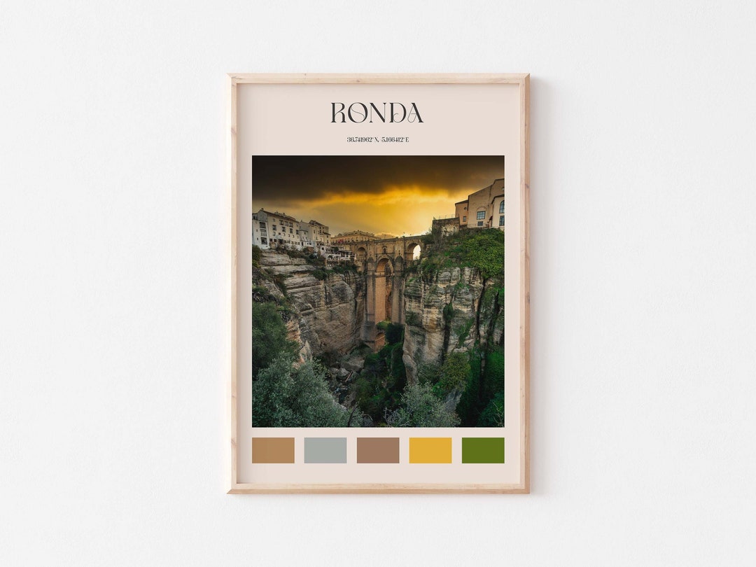 Ronda Print, Ronda Wall Art, Ronda Poster, Ronda Photo, Ronda Poster ...