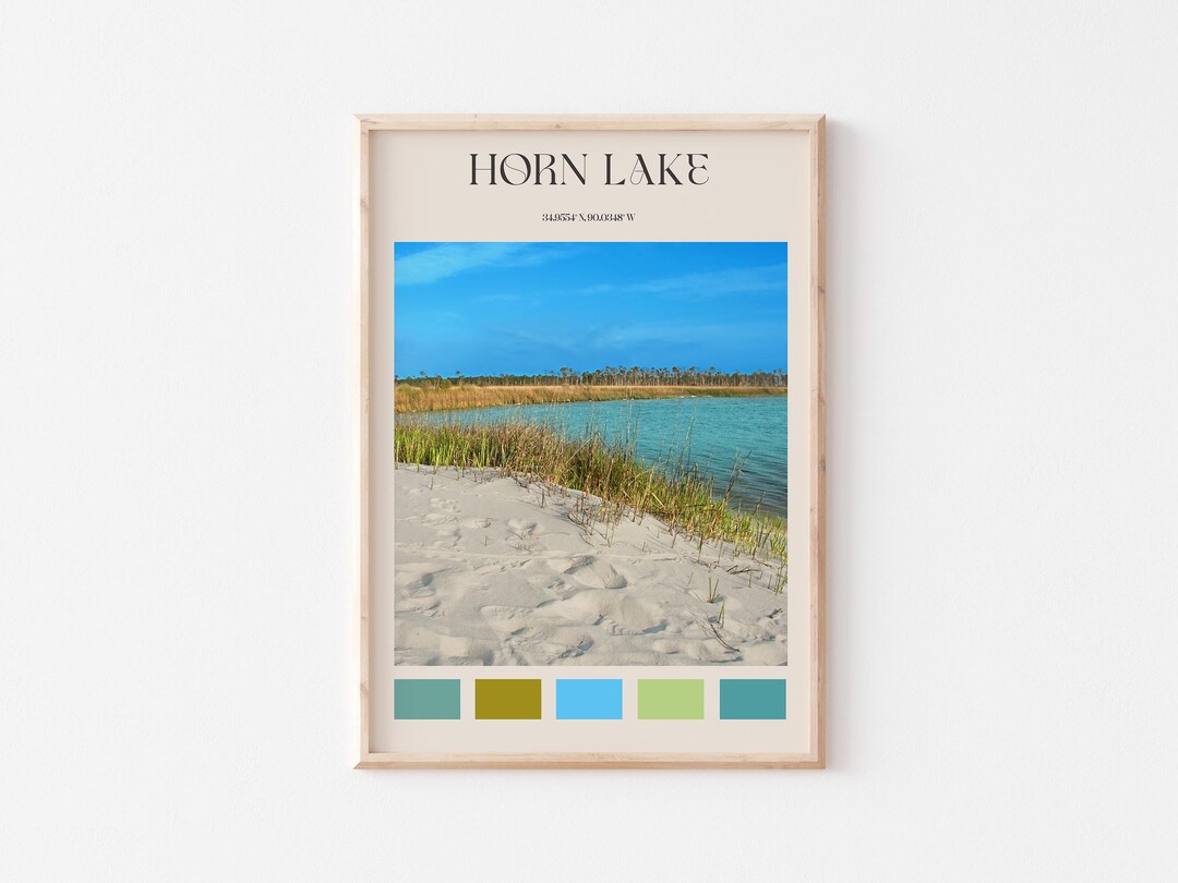 Horn Lake Print, Horn Lake Wall Art, Horn Lake Poster, Horn Lake Photo ...