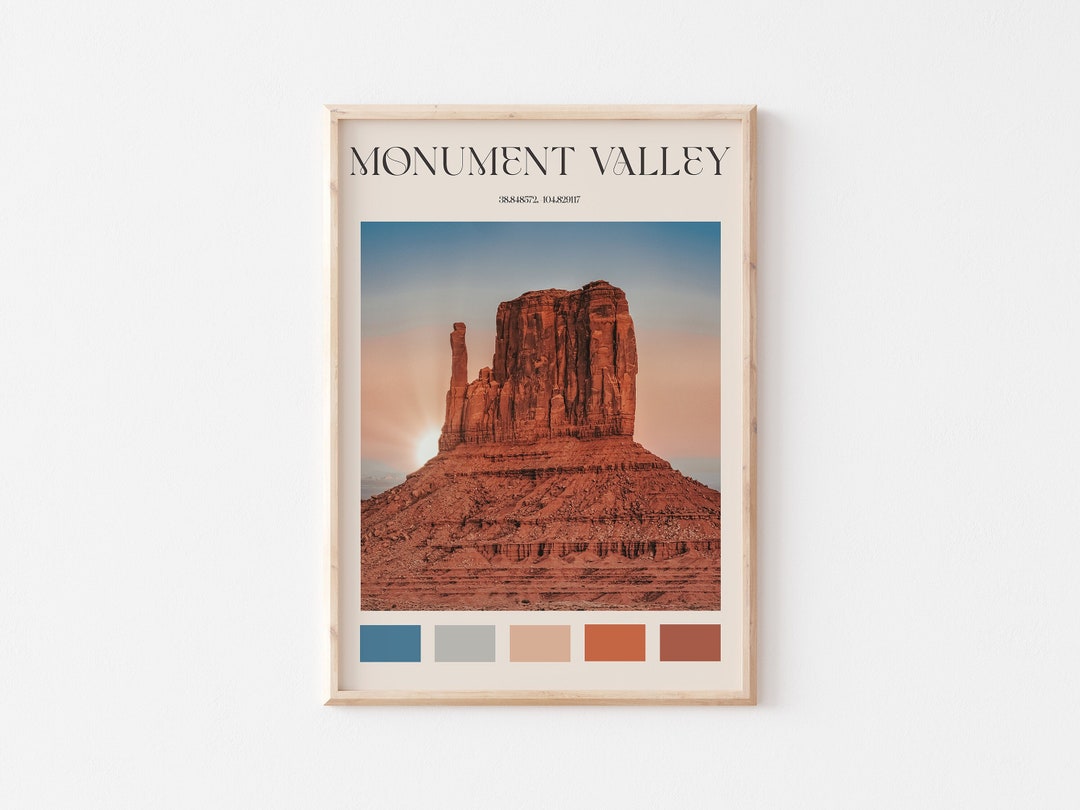Monument Valley Print, Monument Valley Wall Art, Monument Valley Poster ...