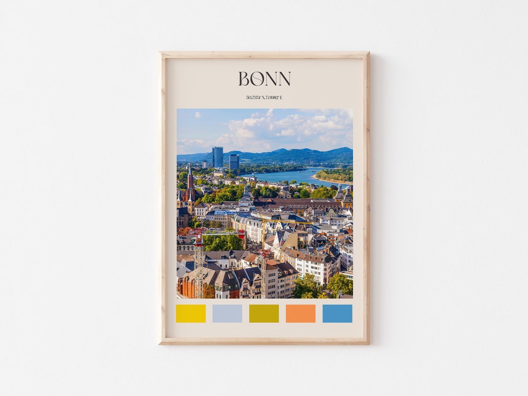 Bonn Print, Bonn Wall Art, Bonn Poster, Bonn Photo, Bonn Wall Decor ...