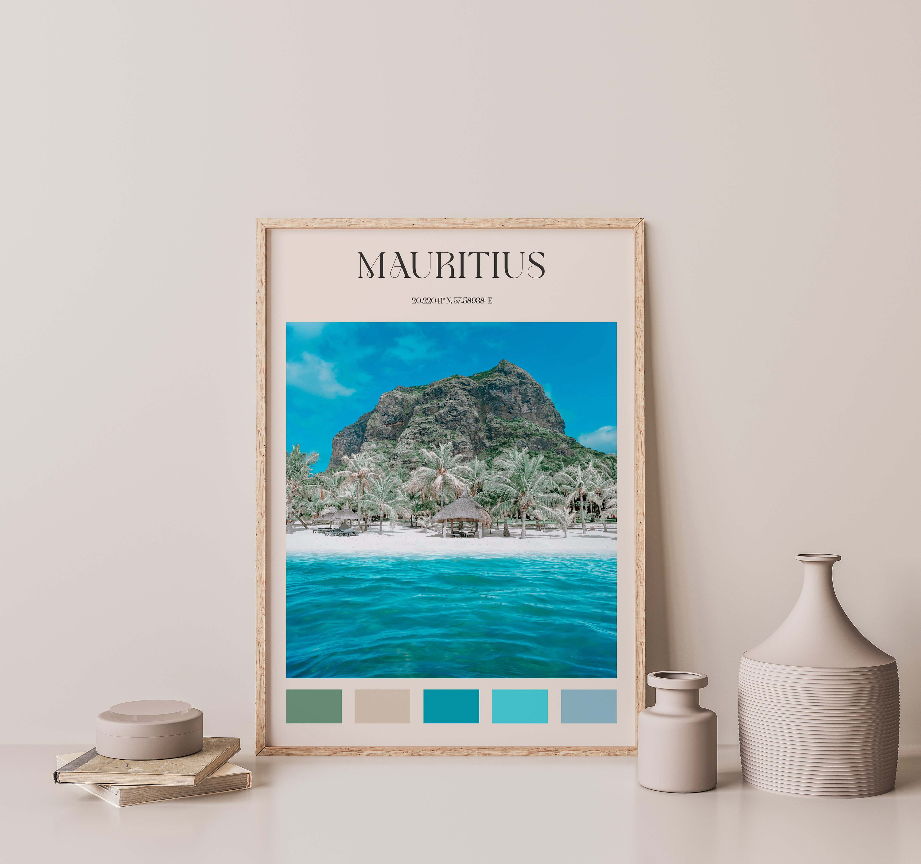 Mauritius Print Mauritius Wall Art Mauritius Poster - Etsy