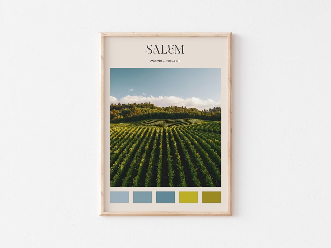 Salem Print, Salem Wall Art, Salem Poster, Salem Photo, Salem Poster ...