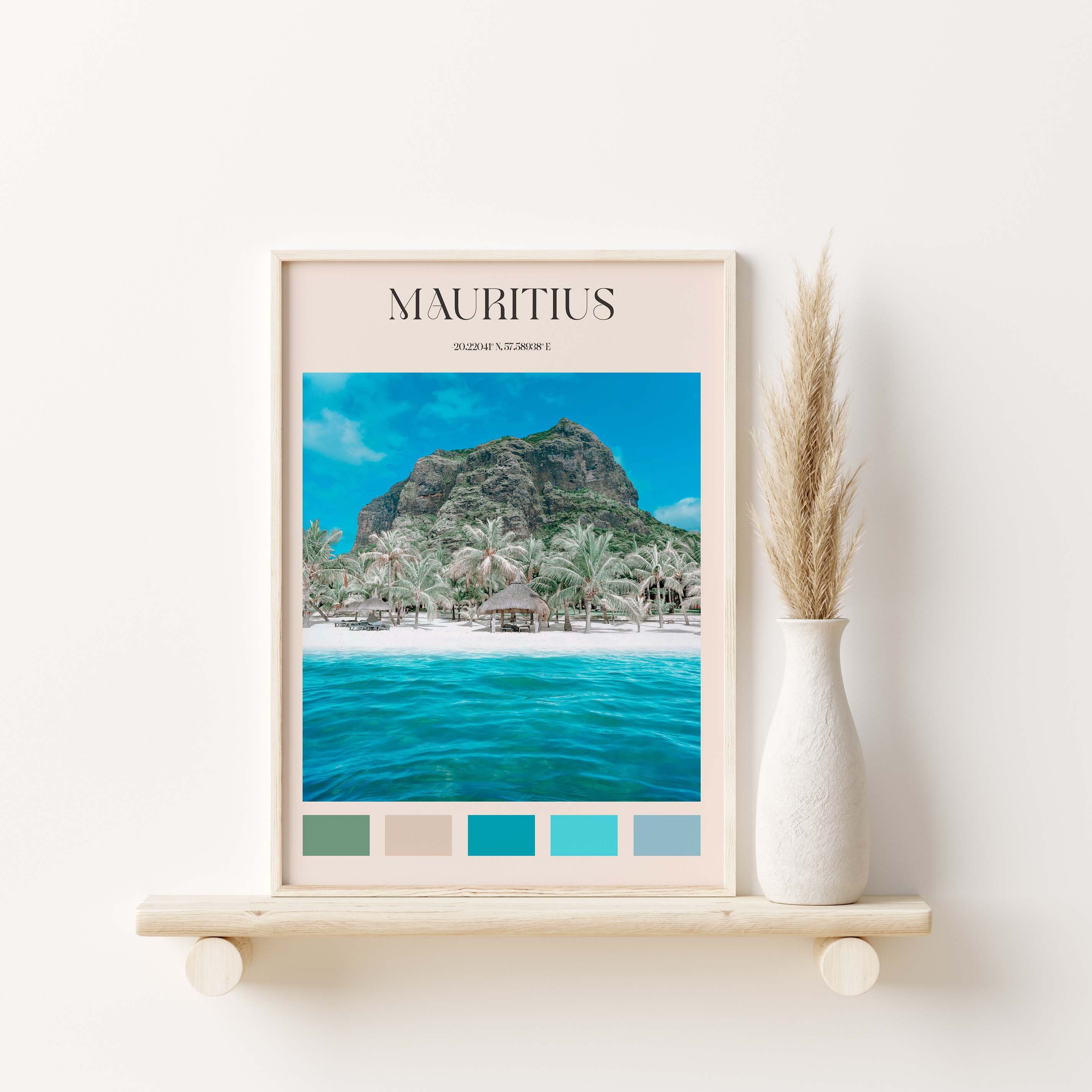 Mauritius Print Mauritius Wall Art Mauritius Poster - Etsy