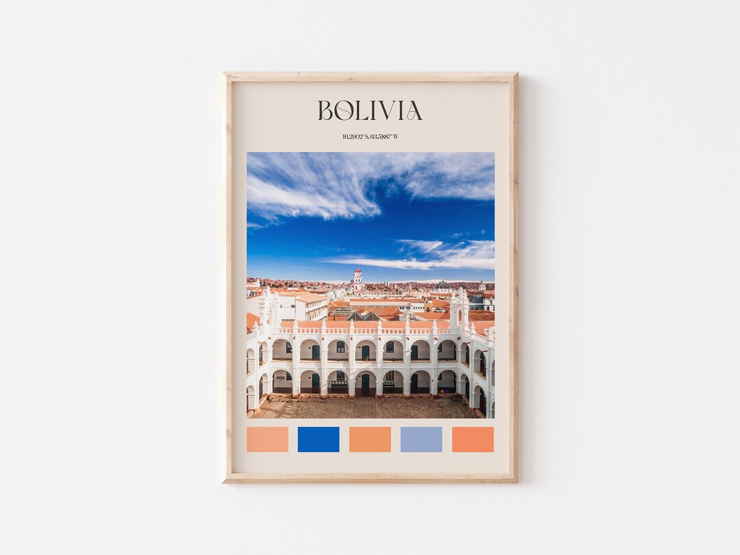 Bolivia Print, Bolivia Wall Art, Bolivia Poster, Bolivia Photo, Bolivia ...