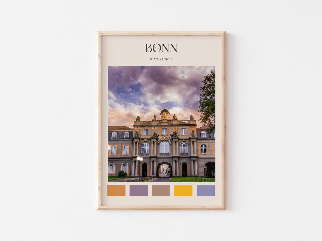 Bonn Print, Bonn Wall Art, Bonn Poster, Bonn Photo, Bonn Wall Decor ...