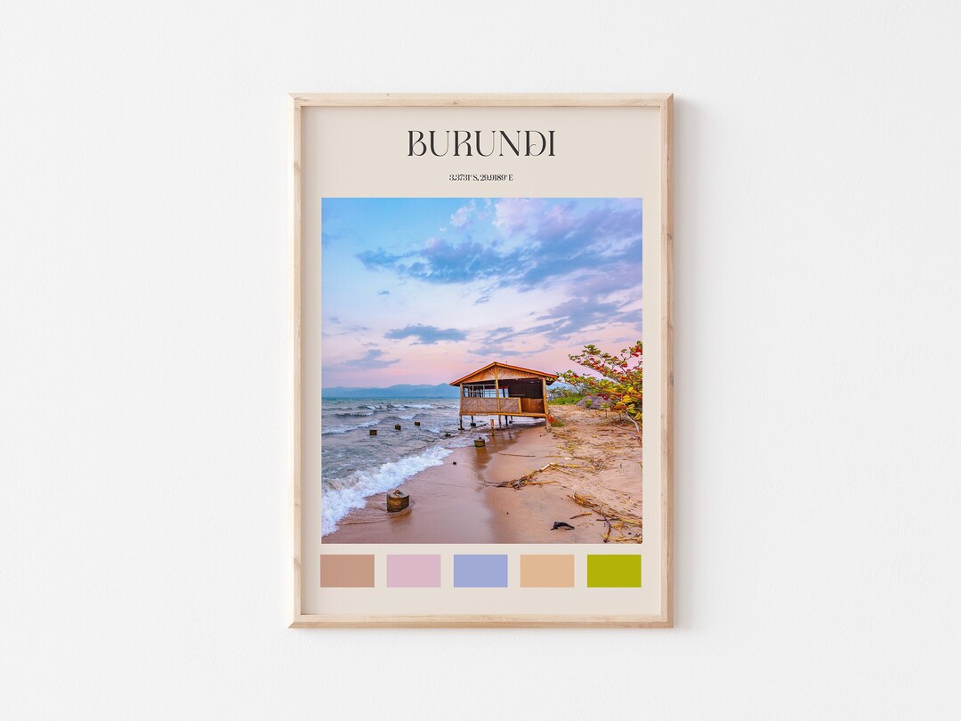 Burundi Print, Burundi Wall Art, Burundi Poster, Burundi Photo, Burundi ...