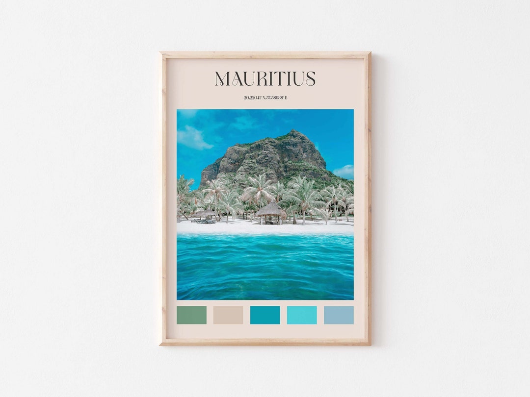 Mauritius Print, Mauritius Wall Art, Mauritius Poster, Mauritius Photo ...