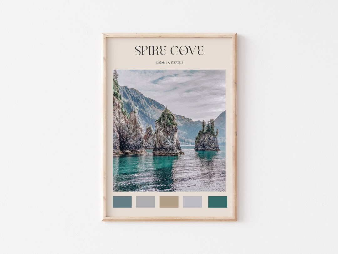 Spire Cove Print, Spire Cove Wall Art, Spire Cove Poster, Spire Cove ...