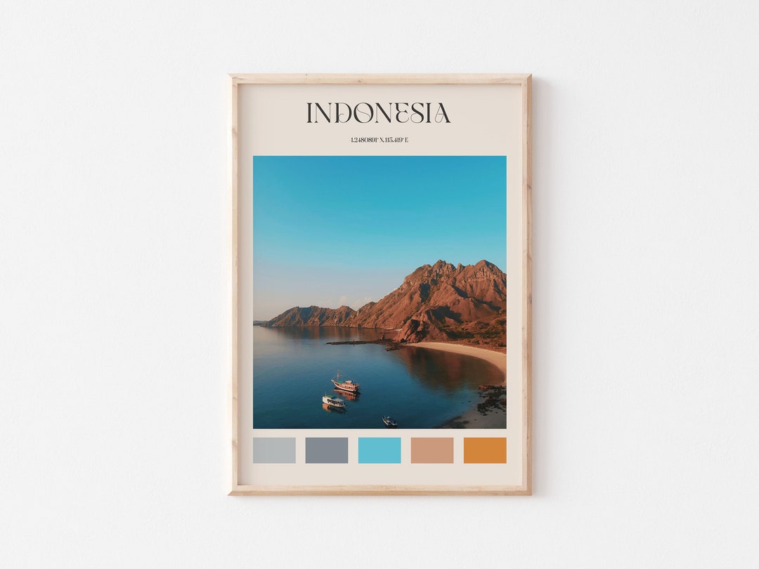 Indonesia Print, Indonesia Wall Art, Indonesia Poster, Indonesia Photo ...