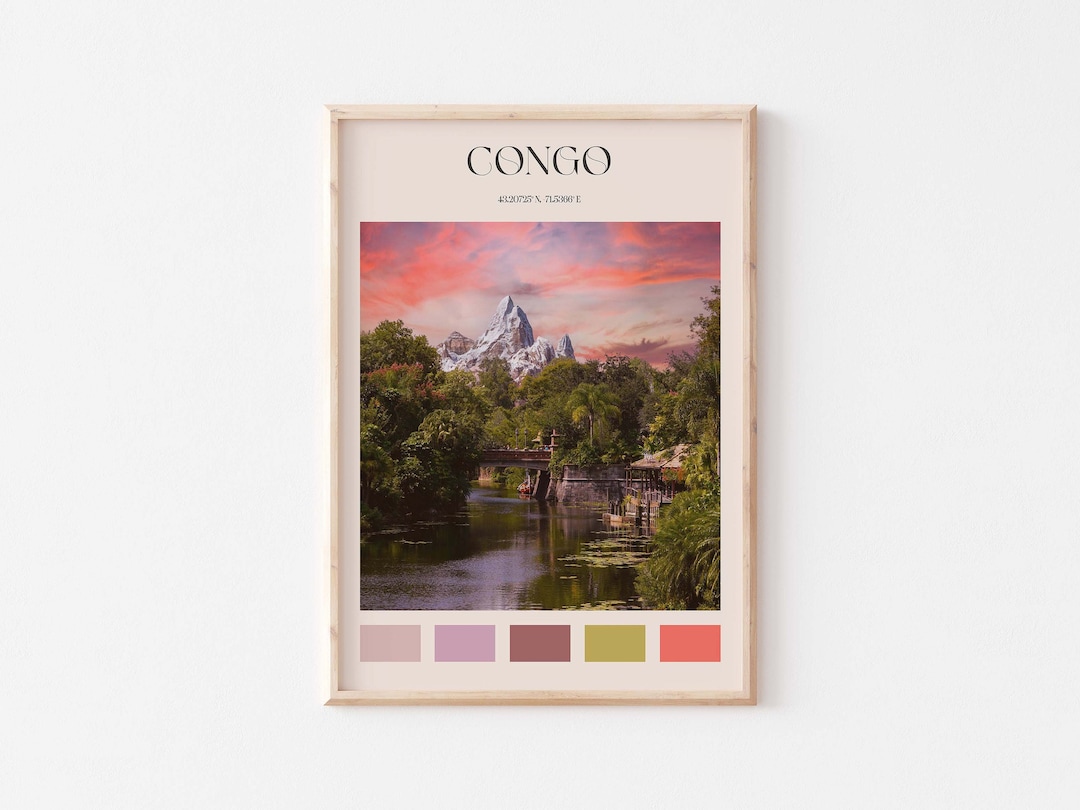 Congo Print, Congo Wall Art, Congo Poster, Congo Photo, Congo Poster ...