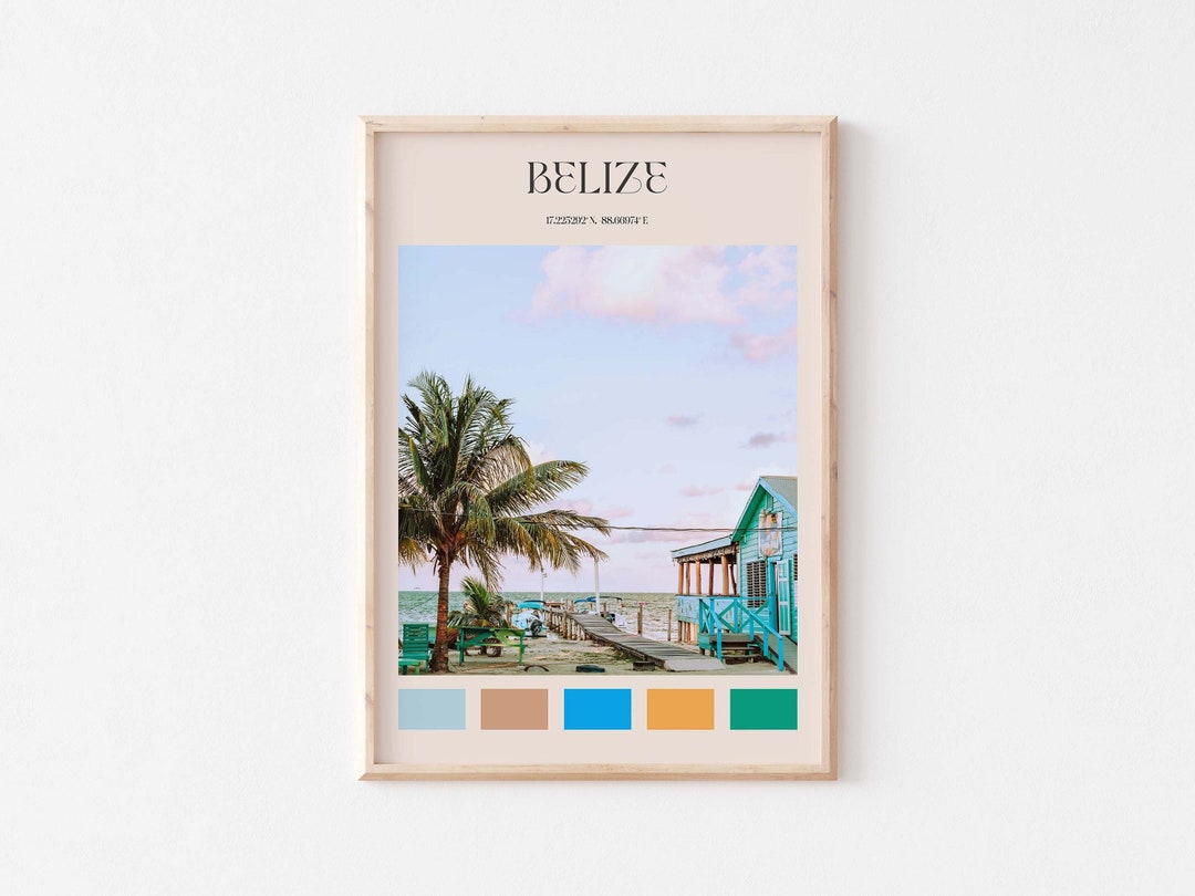 Belize Print, Belize Wall Art, Belize Poster, Belize Photo, Belize ...