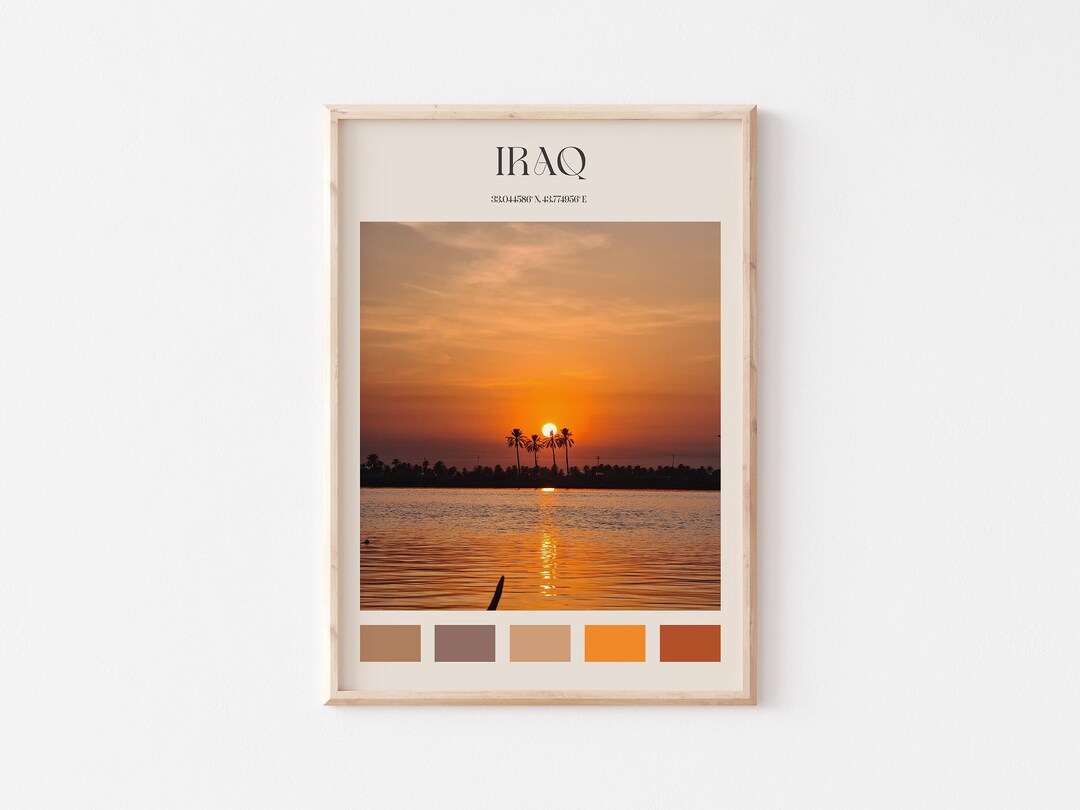 Iraq Print, Iraq Wall Art, Iraq Poster, Iraq Photo, Iraq Poster Print ...
